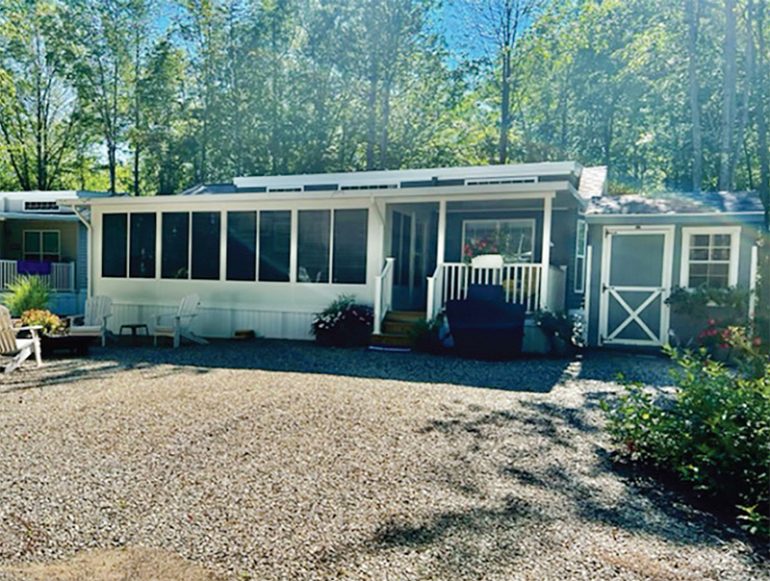 Park Model RVs for Sale in Maine Campground | Sandy Pines Camping